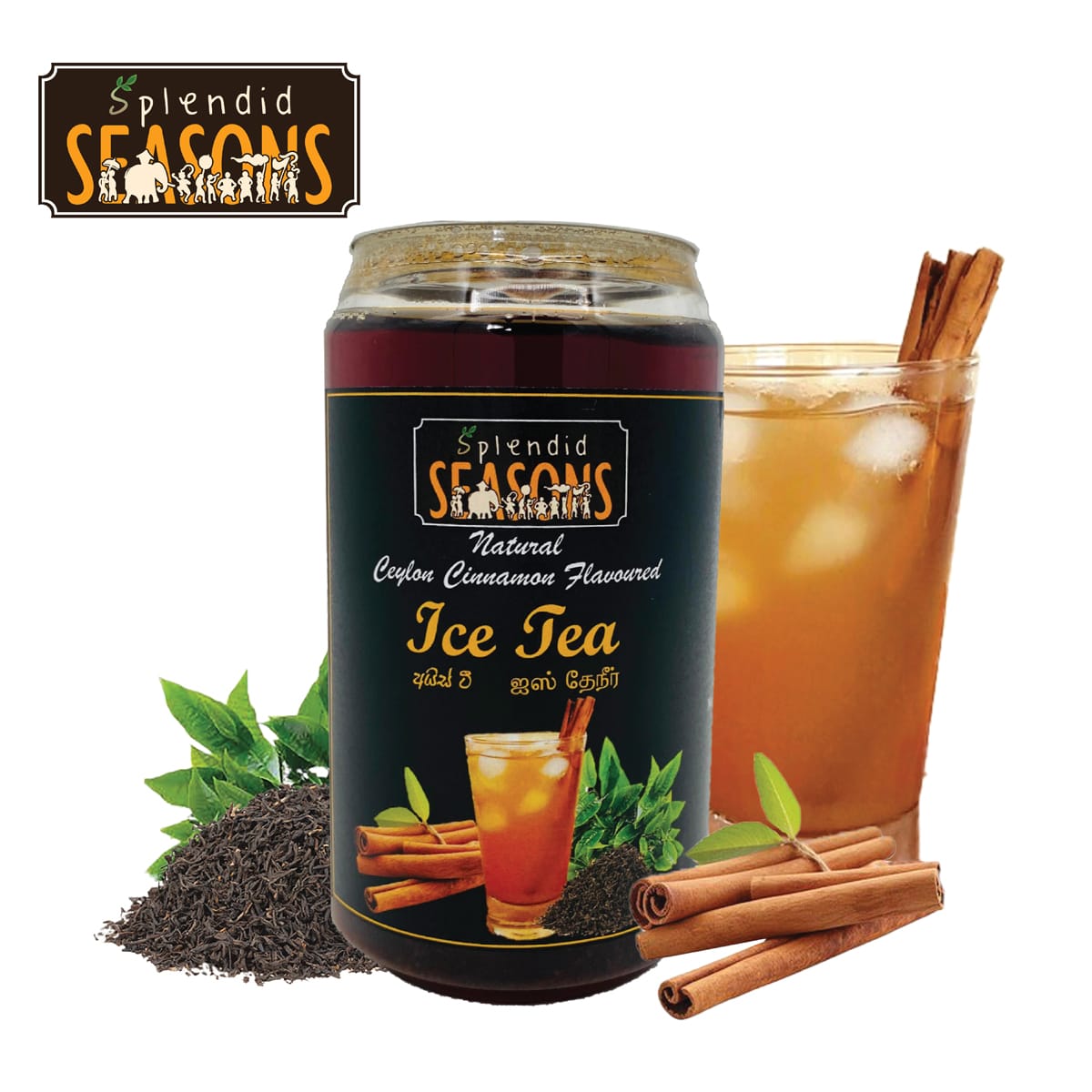 Natural Ceylon Cinnamon Flavoured Ice Tea - Splendid Seasons